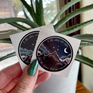 ACOTAR Officially Licensed Sticker to the Stars Who Listen - Etsy
