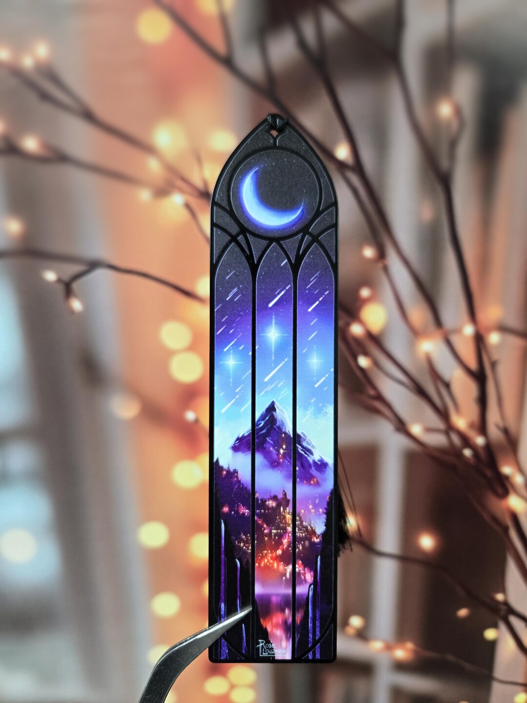 ACOTAR "starfall in Velaris" Premium Metal Bookmark | Feyre & Rhysand ...