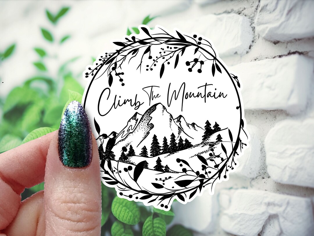 ACOTAR 'climb the Mountain' 2 Sticker Waterproof Ramiel Rhysand and ...