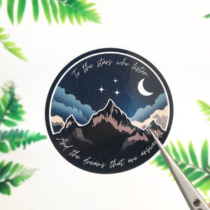 ACOTAR Officially Licensed Sticker | to the Stars Who Listen, and the ...