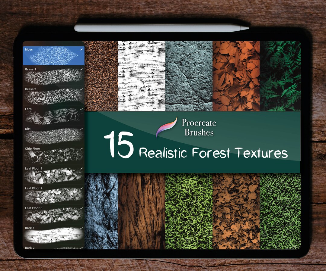 Forest Textures and Effects - Procreate Brush Set - Etsy