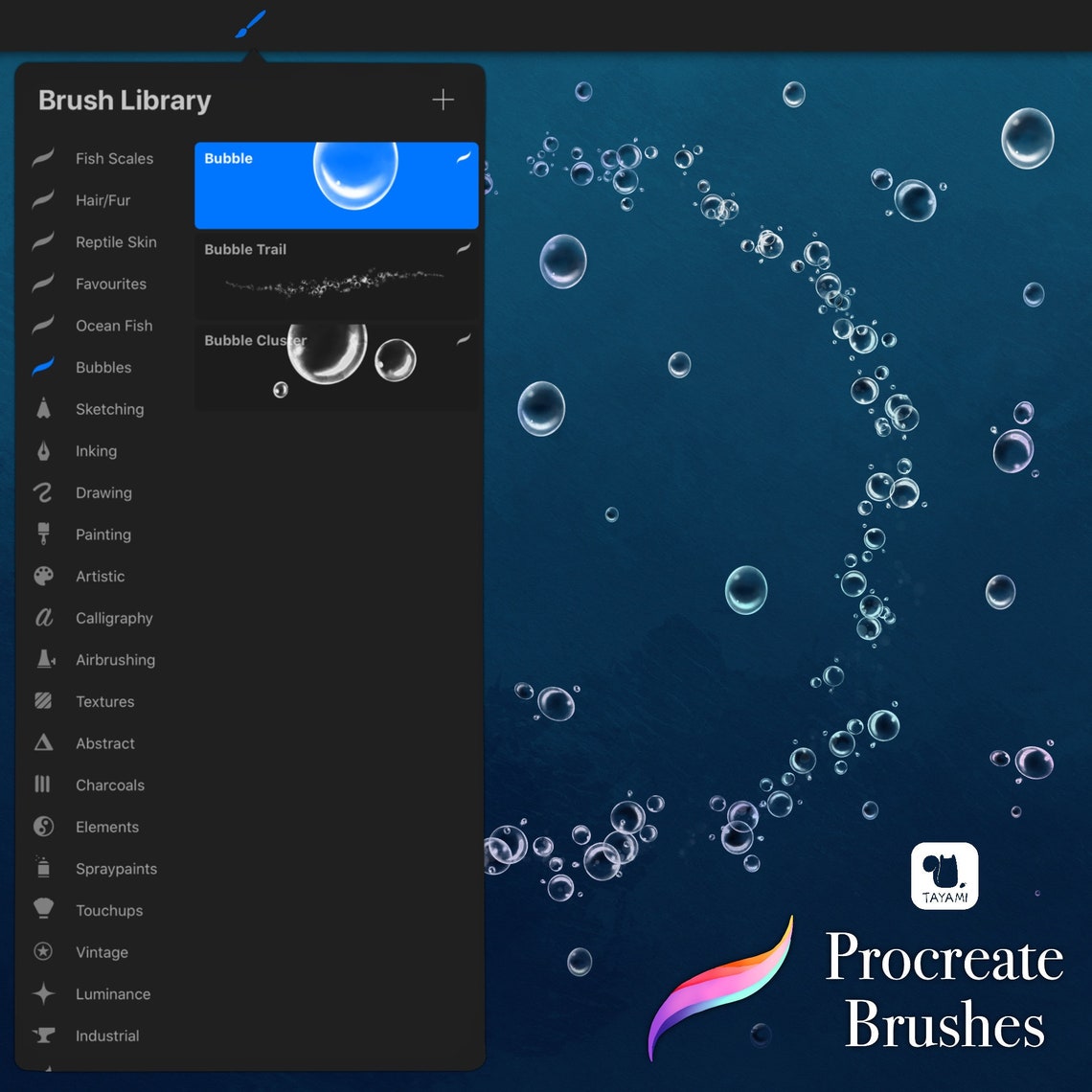 Bubble Brush Set for Procreate - Etsy Canada