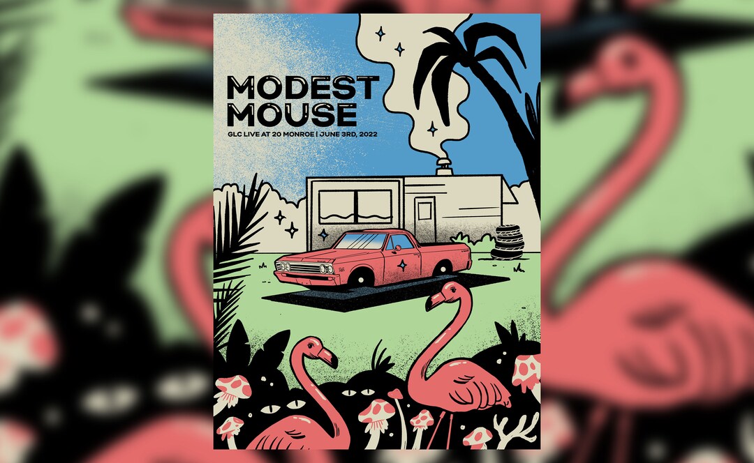 Modest Mouse Poster - Etsy