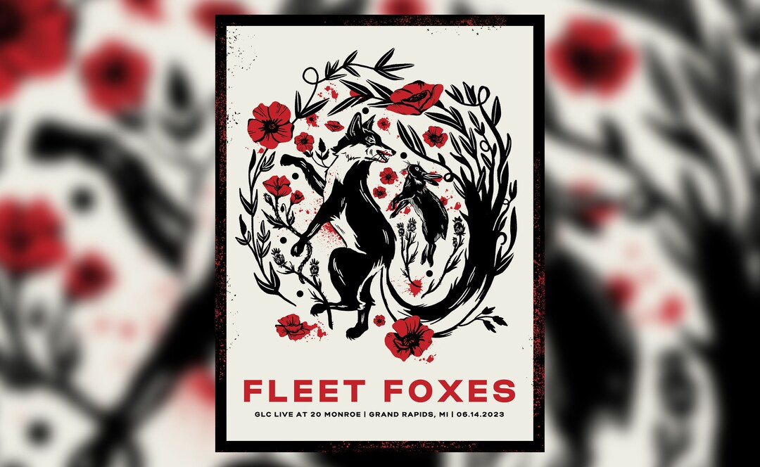 Fleet Foxes Poster - Etsy