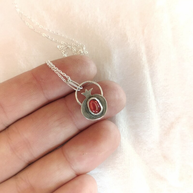 Pomegranate Pendant - Etsy