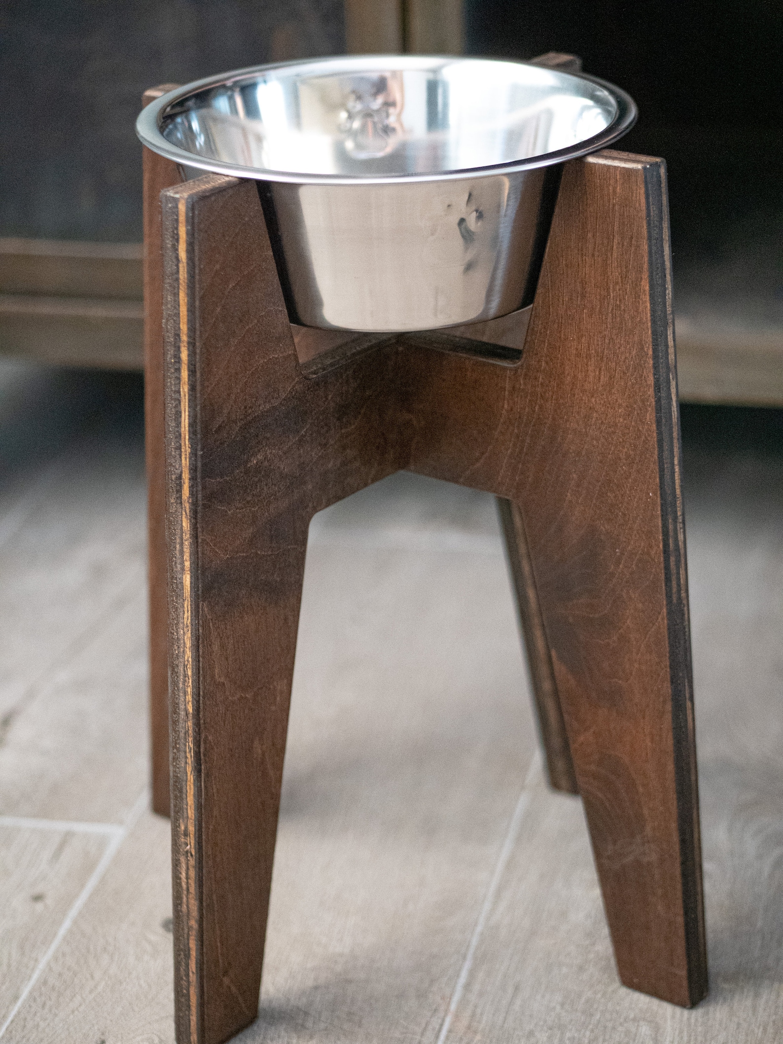 Modern Raised Dog Bowl Stand Elevated Pet Bowl Bowl - Etsy