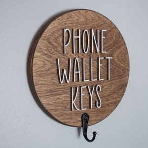 Phone Wallet Keys Key Hook Handmade Key Holder - Etsy