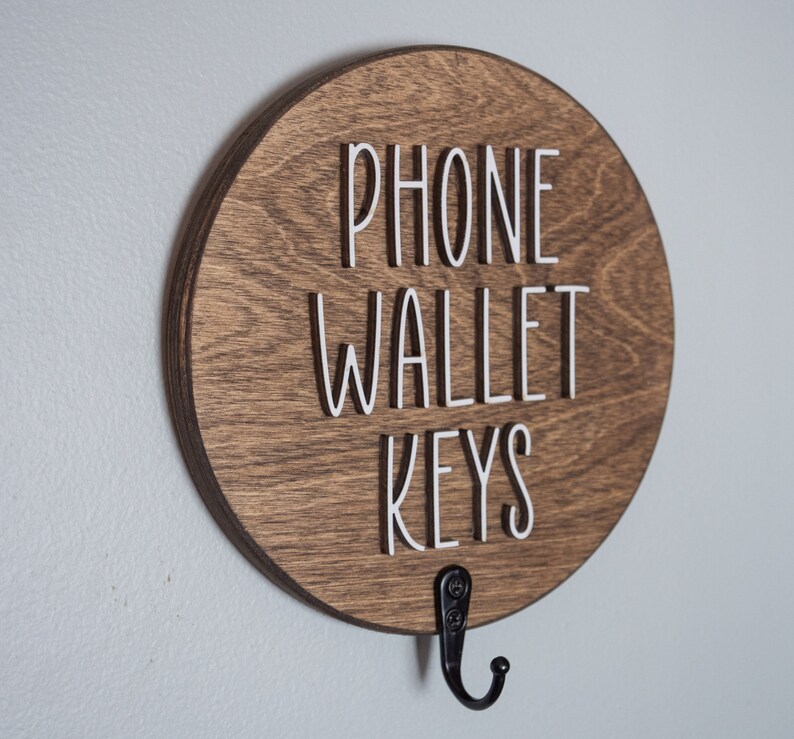 Phone Wallet Keys Key Hook Handmade Key Holder | Etsy