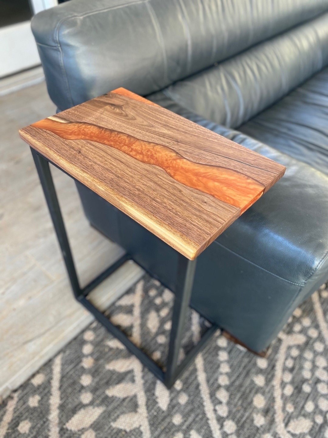 C Table WIDE ORIENTATION Laptop Table Sofa Table free Shippingmade to Order Etsy