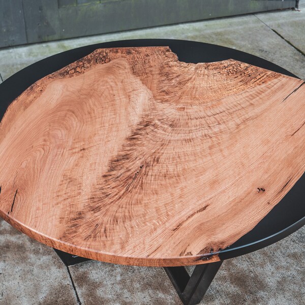 Live Edge Round Dining Table - Etsy