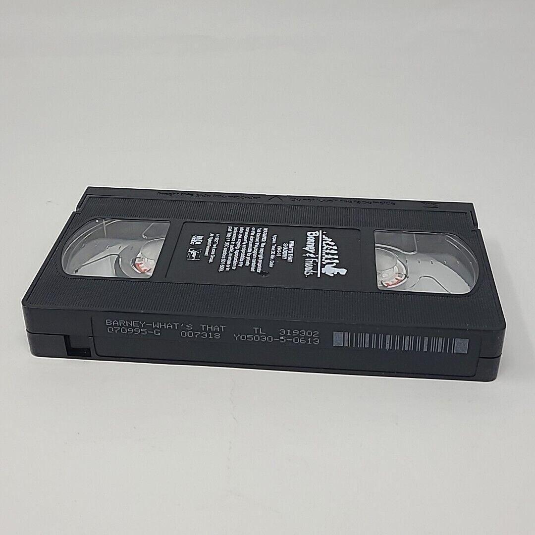 Barney & Friends Whats That Shadow VHS Video Tape TIME LIFE Sing Along ...