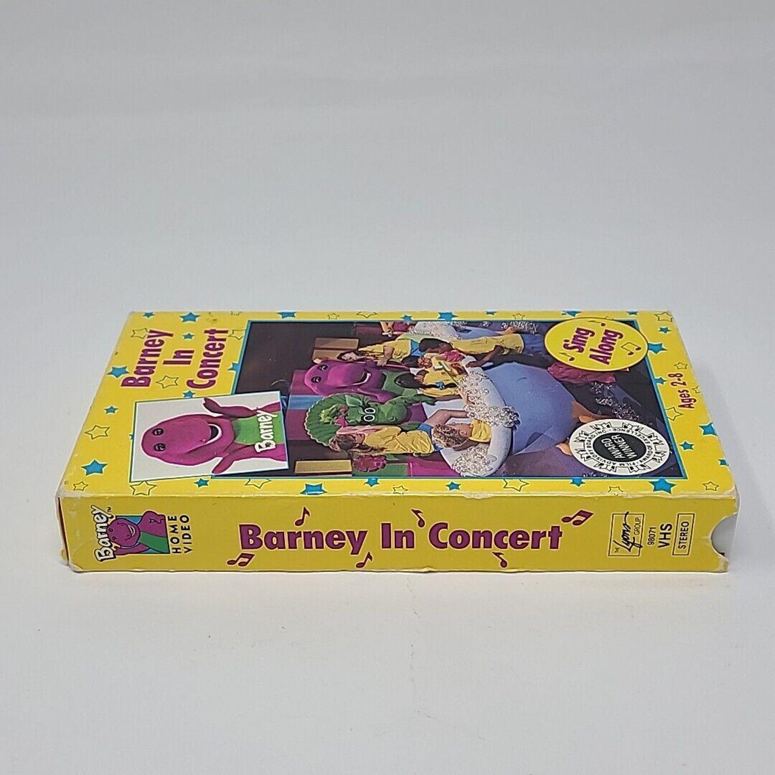 Barney & Friends Barney in Concert VHS 1991 Tape Sing Along Kids ...