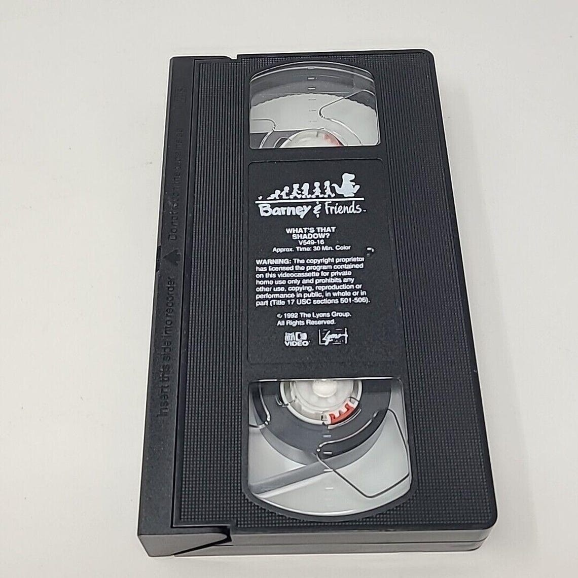 Barney & Friends Whats That Shadow VHS Video Tape TIME LIFE Sing Along ...