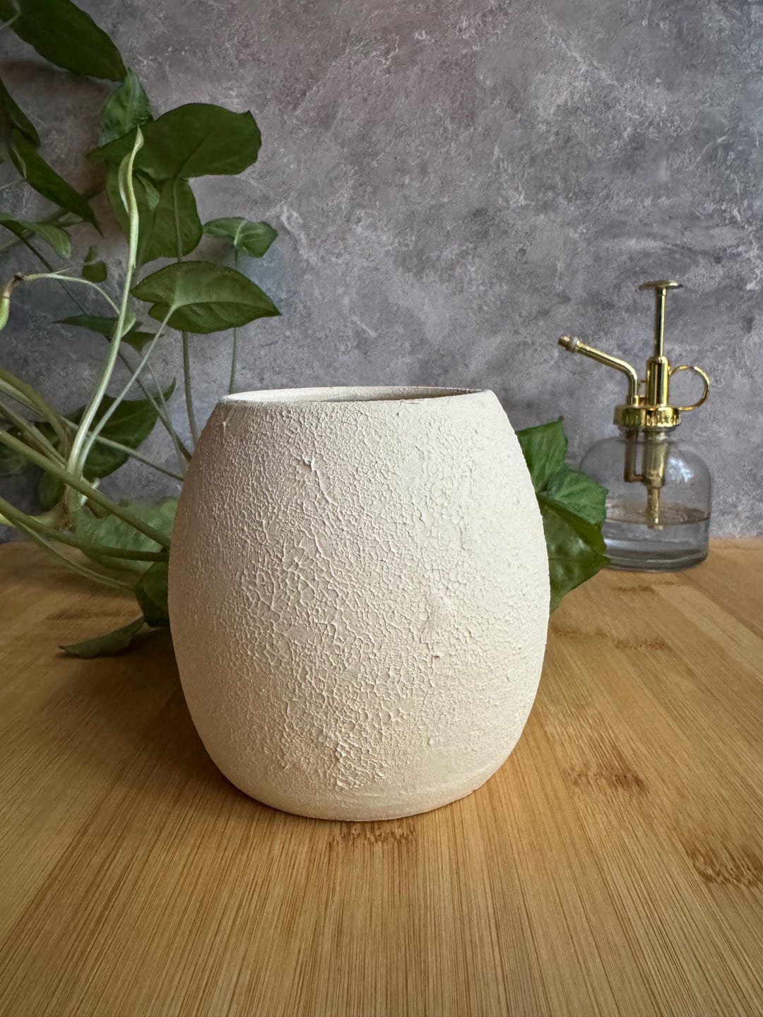 Textured White Planter Pot - Etsy