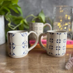 Tile Mugs - Handmade - Etsy