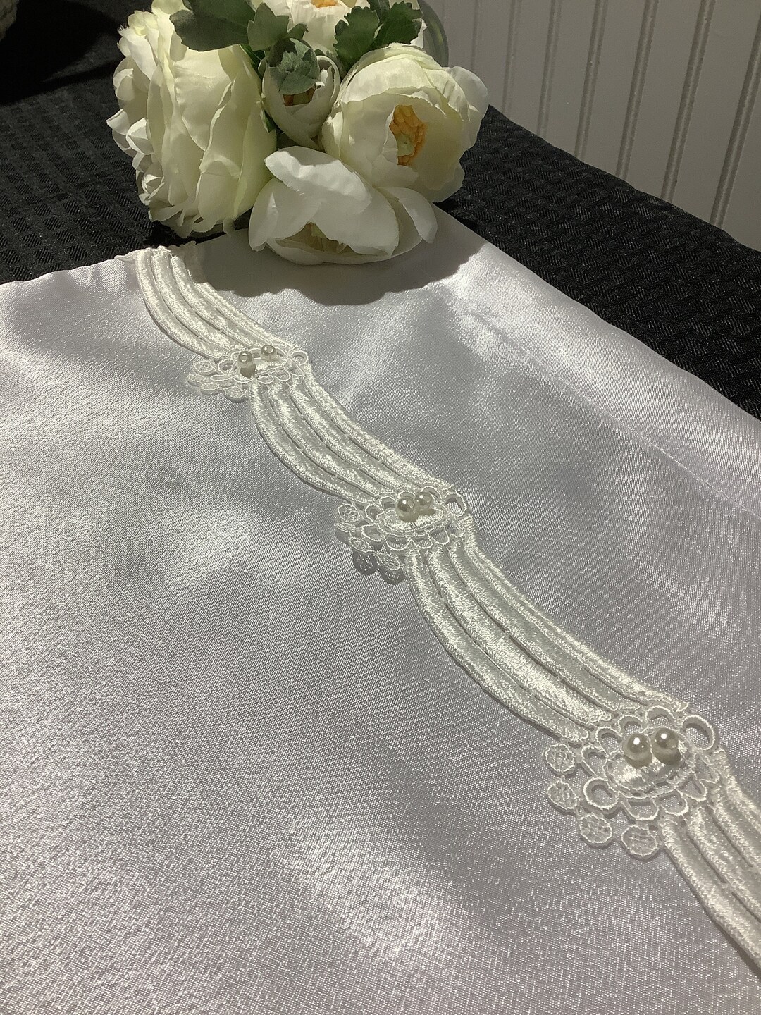 Bridal Money Bag - Wedding White Silk and Princess Lace - Etsy