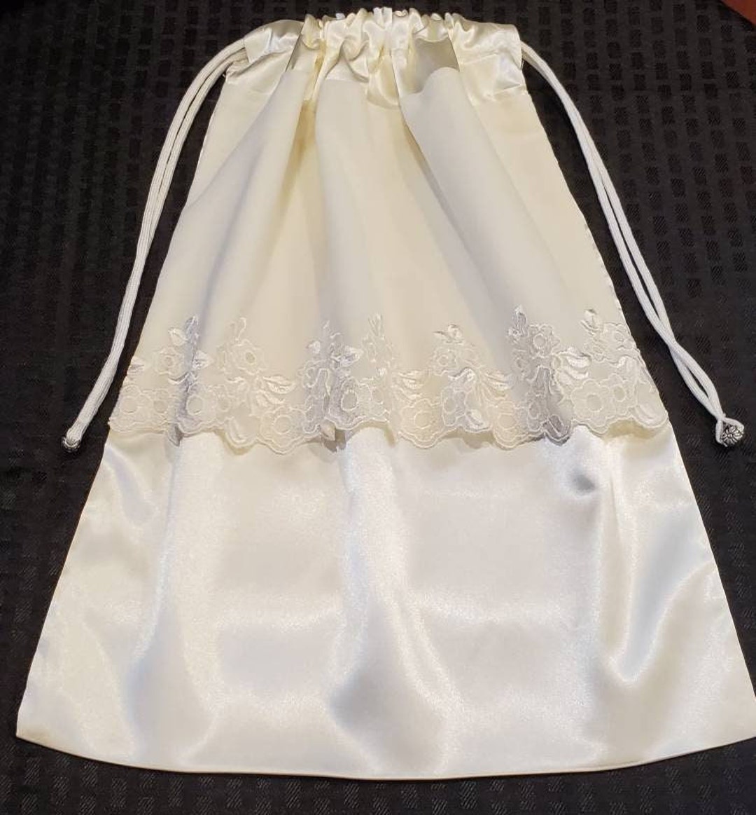 Bridal Money Bag Wedding Silk and Lace Pattern - Etsy