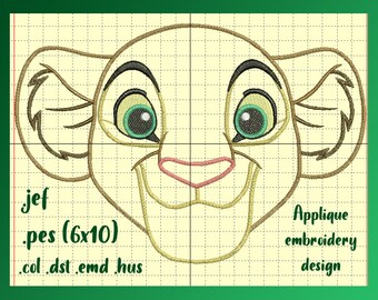 Lion King Applique - Etsy