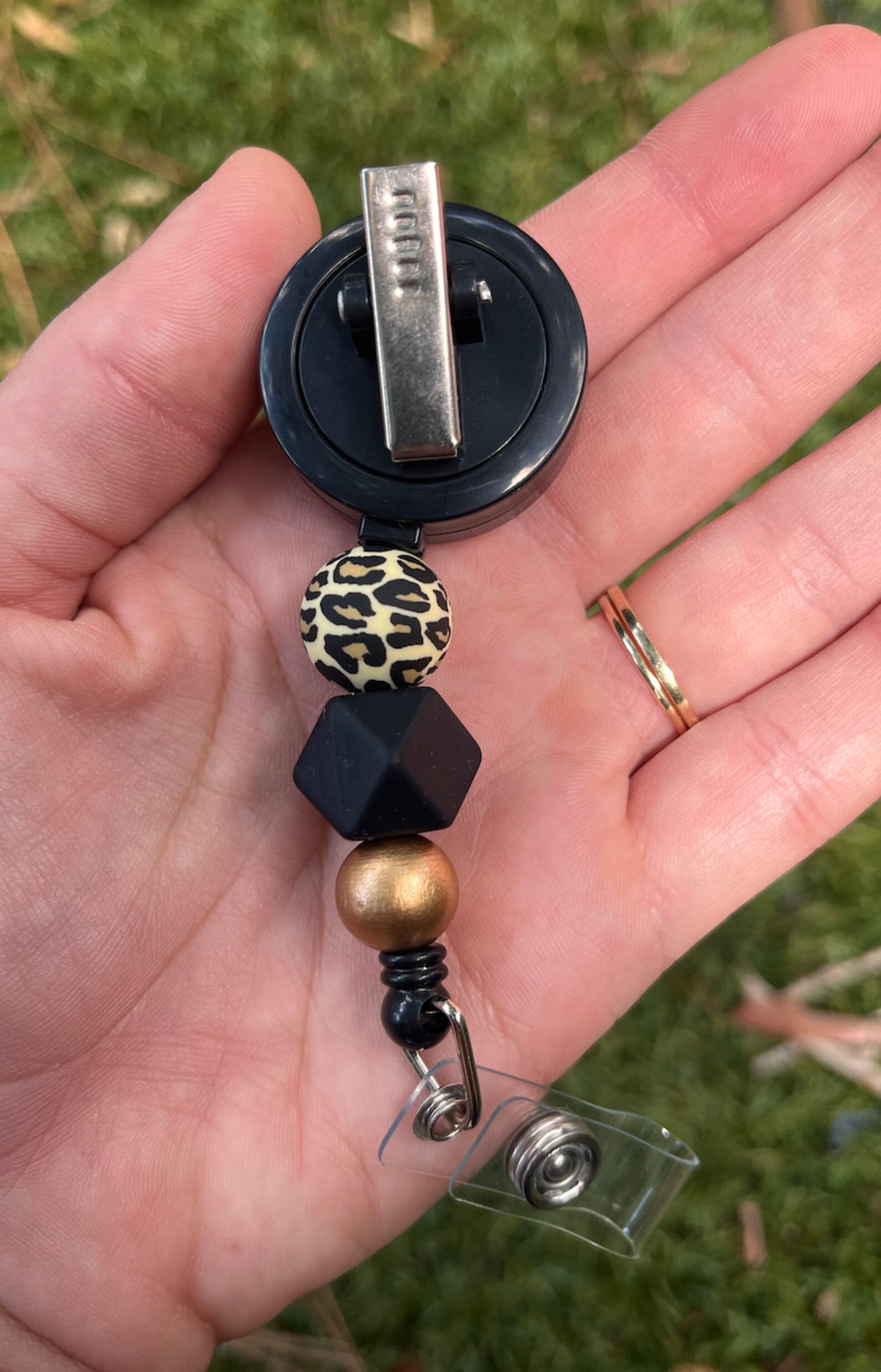 Be Kind Cheetah Badge Reel| Cheetah Badge | Rainbow Cute Badge Reel ...