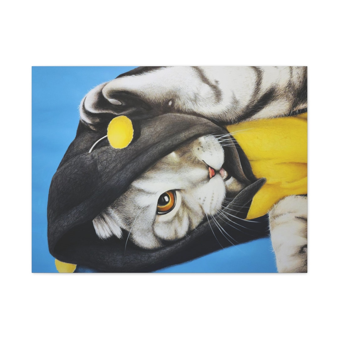 Bumblebee Cat - Original Drawing by Lia Lane (prescott) - Etsy