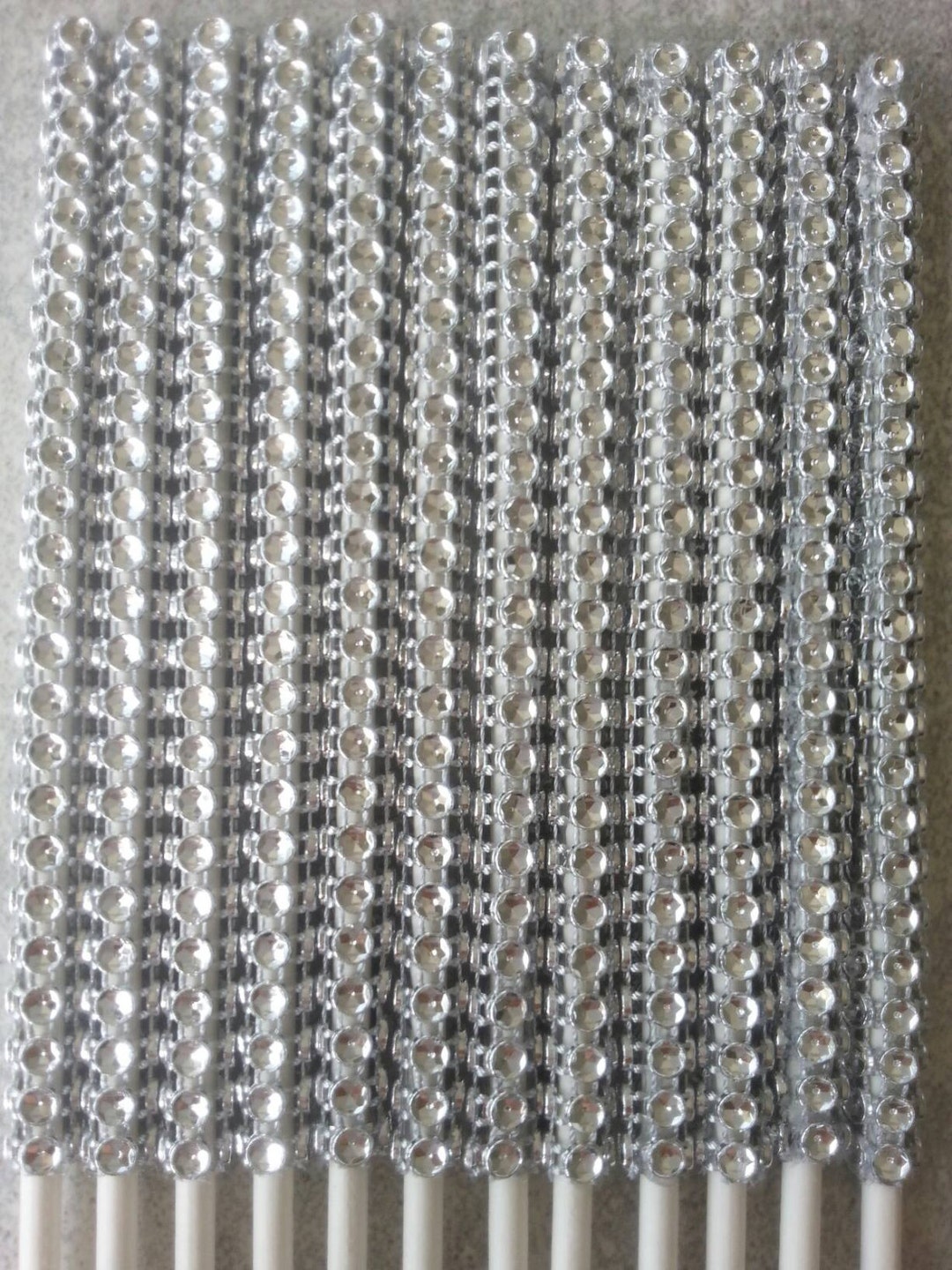 13 Silver 6"rhinestone Bling Cake Pop Sticks, Treats, Rice Krispie ...