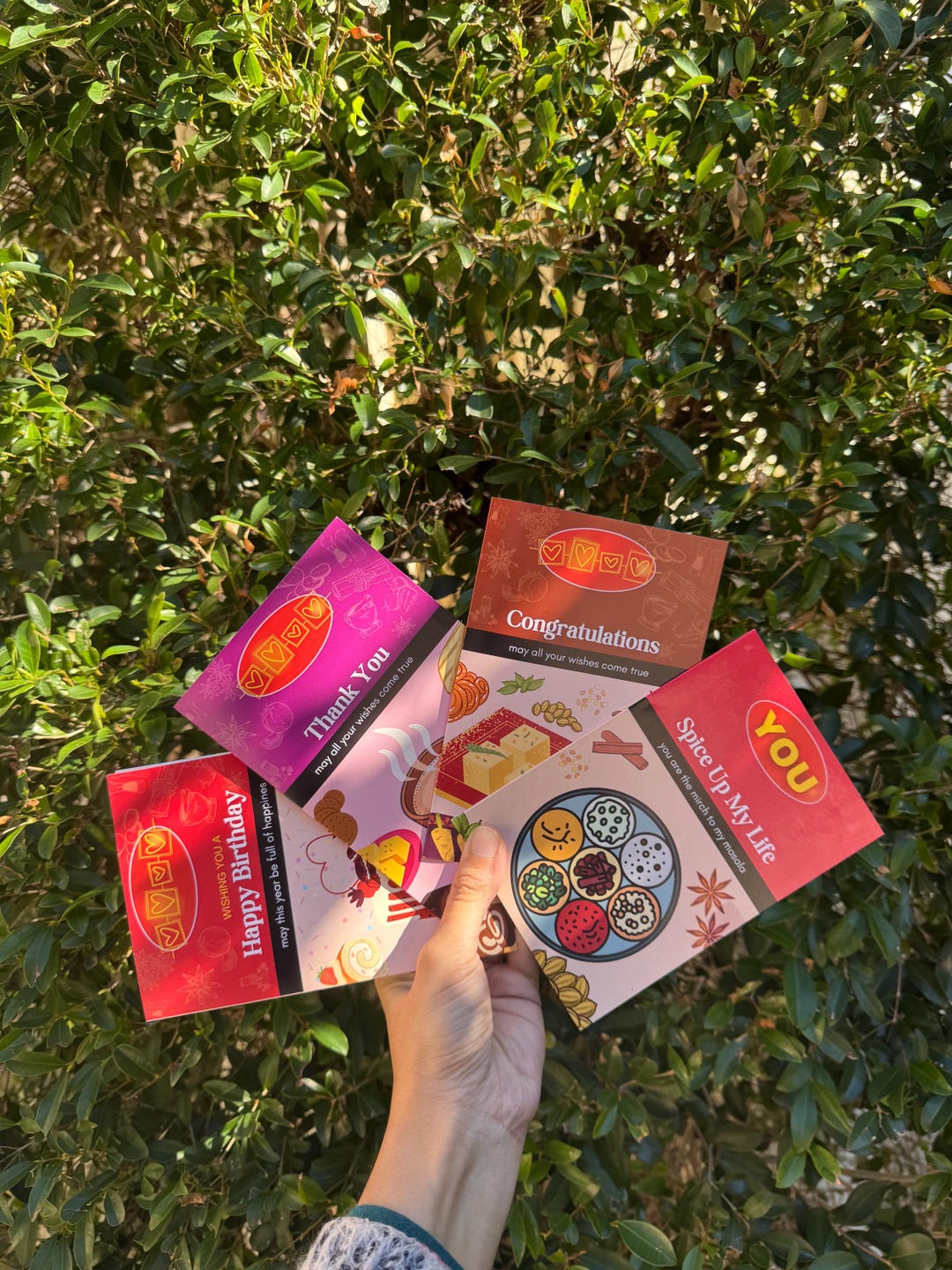 Shan Masala 4-pack Assorted South Asian Card Set - Etsy
