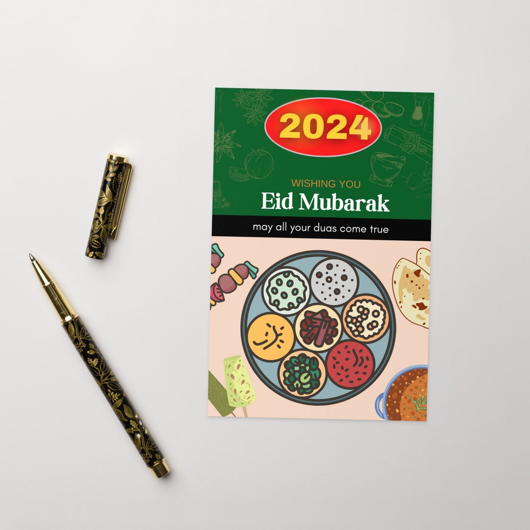 Eid Mubarak Shan Masala Card Cute Quirky Unique Ramadan Kareem Cards ...