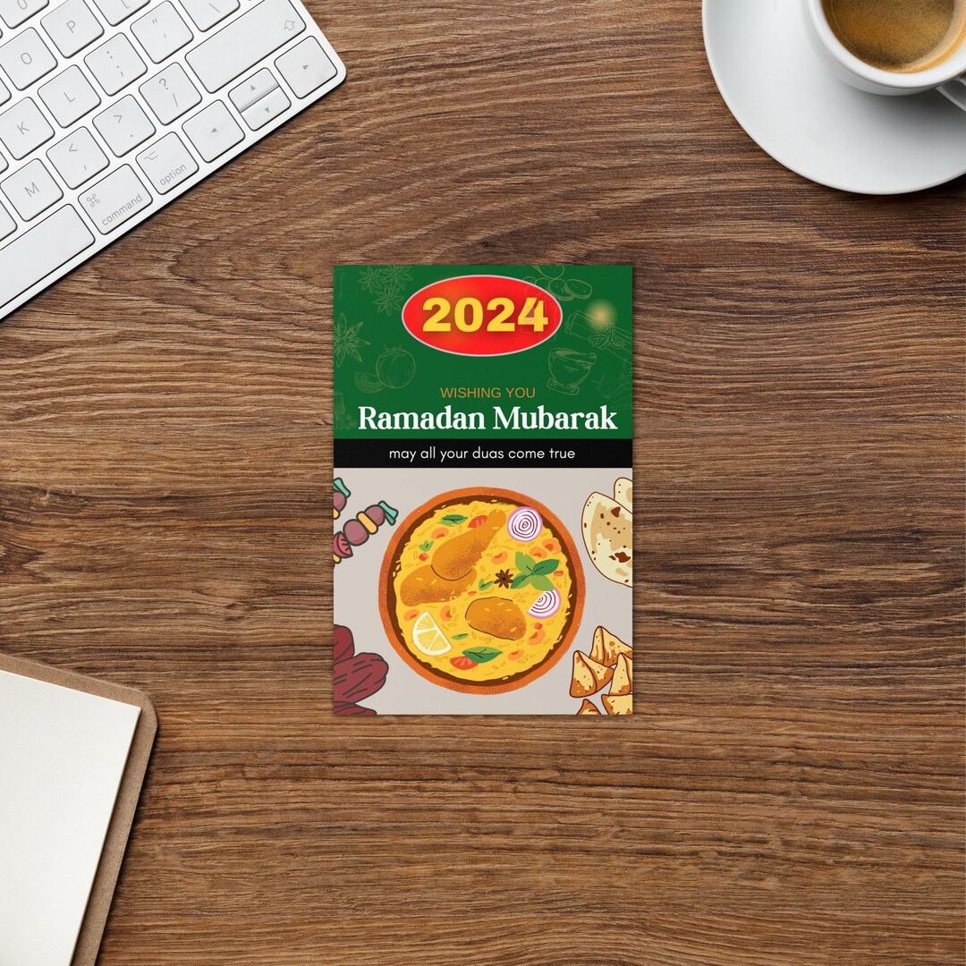 Ramadan Mubarak Shan Masala Greeting Card Cute Quirky Unique Ramadan ...