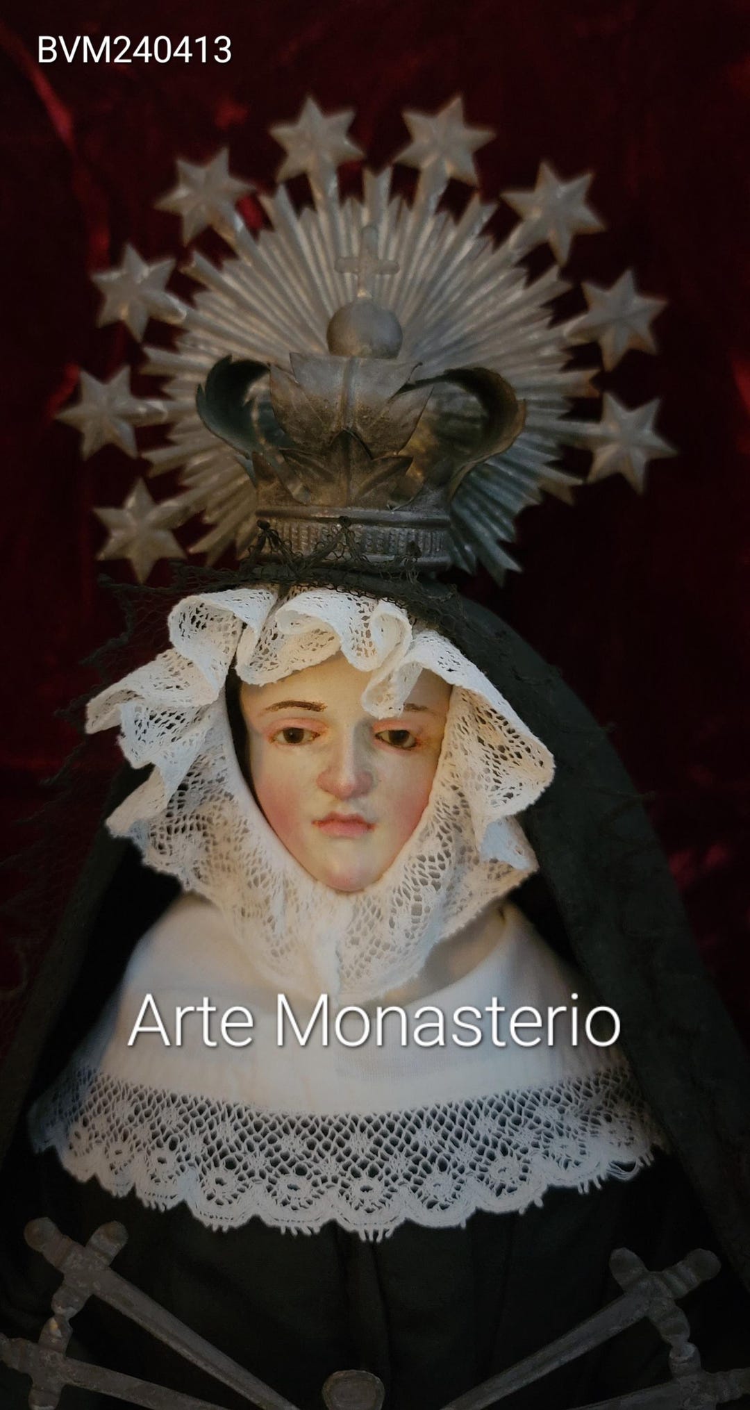 Antique Wooden Spanish Statue of Our Lady of Sorrows / Dolorosa - Etsy