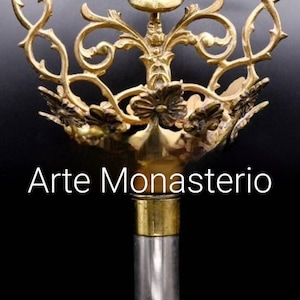 Brass Bara Alta With the Head of Jesus Inside the Crown of Thorns - Etsy