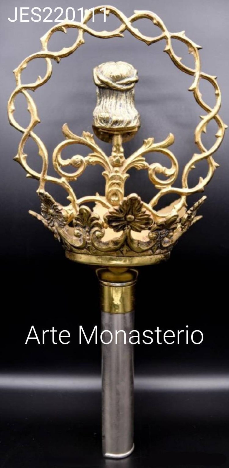 Brass Bara Alta With the Head of Jesus Inside the Crown of - Etsy