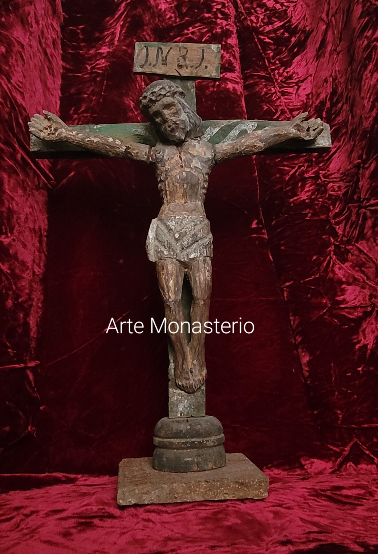 Antique Primitive Wooden Crucifix / Santos - Etsy