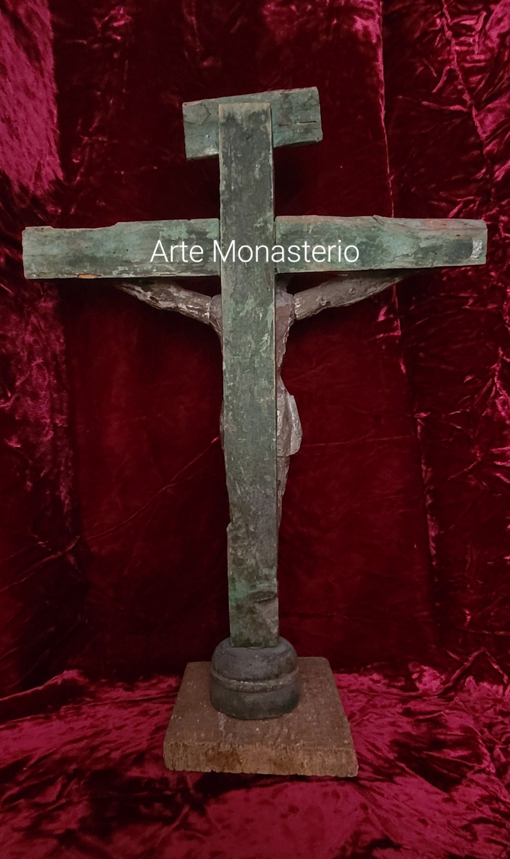 Antique Primitive Wooden Crucifix / Santos - Etsy