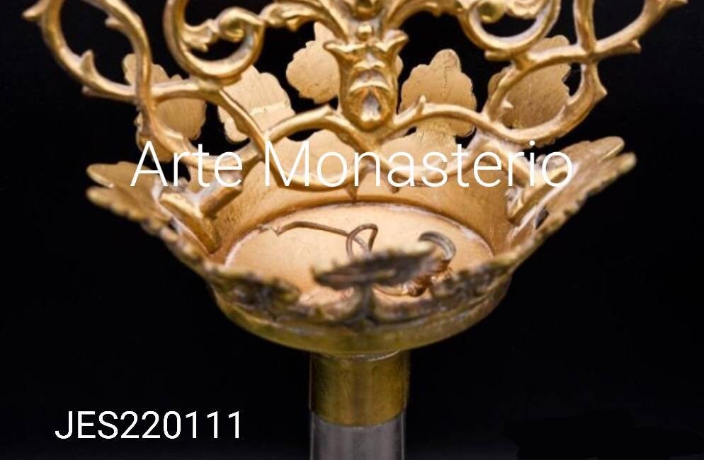 Brass Bara Alta With the Head of Jesus Inside the Crown of - Etsy