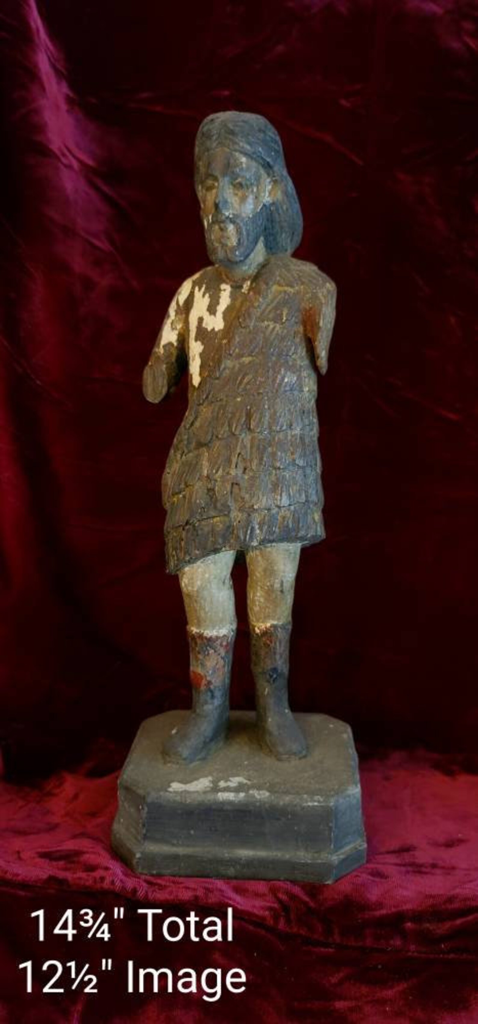 Wooden Santos Image of St John Th Baptist or San Juan - Etsy