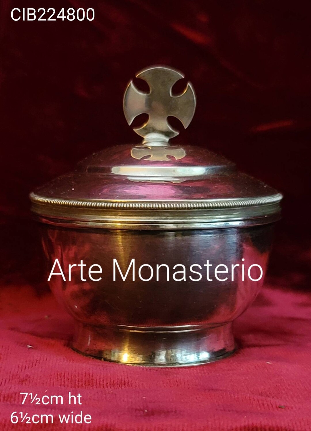 Small Antique Sterling Silver Ciborium for Travelling - Etsy
