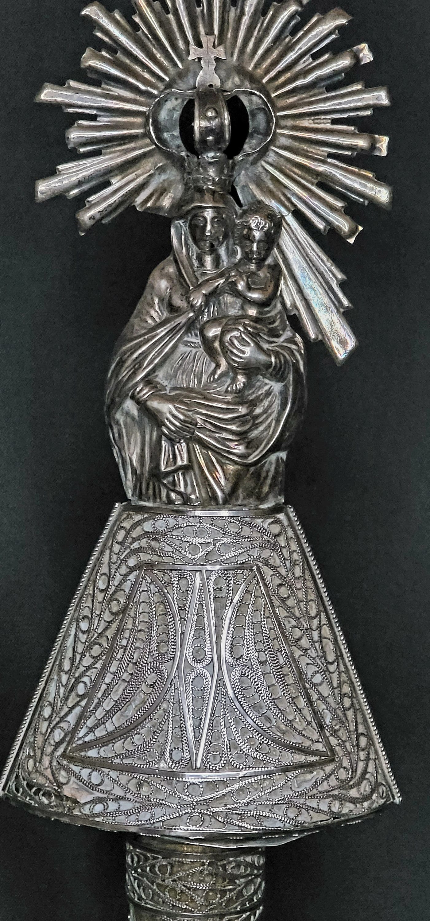 Antique Ornate Statue of Our Lady of the Pilar / Nstra Sñra - Etsy