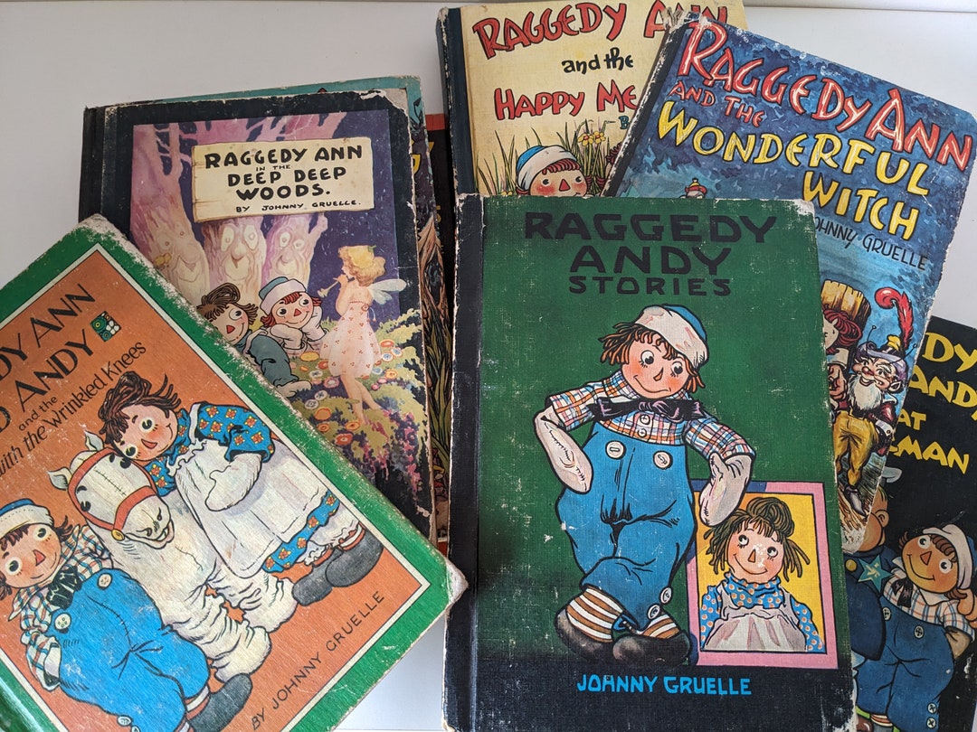 Vintage Raggedy Ann Books C. 1960s by Johnny Gruelle Bundle of 9 - Etsy
