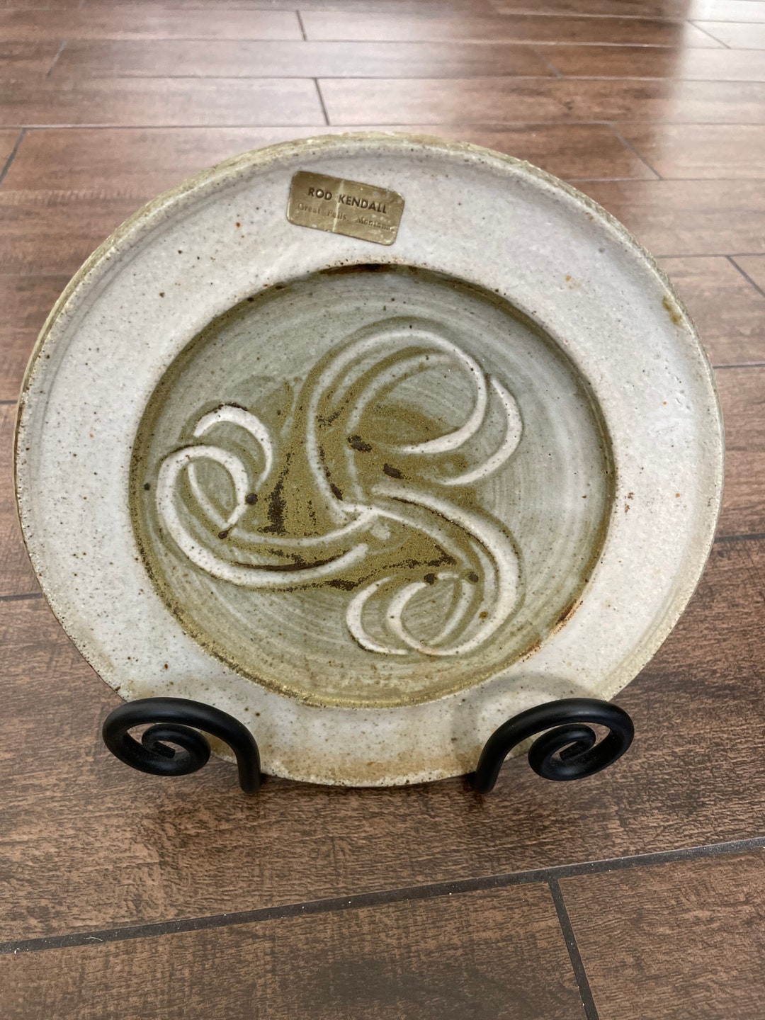 Vintage Beautiful Rod Kendall Art Ceramics Decoration Pottery Plate - Etsy