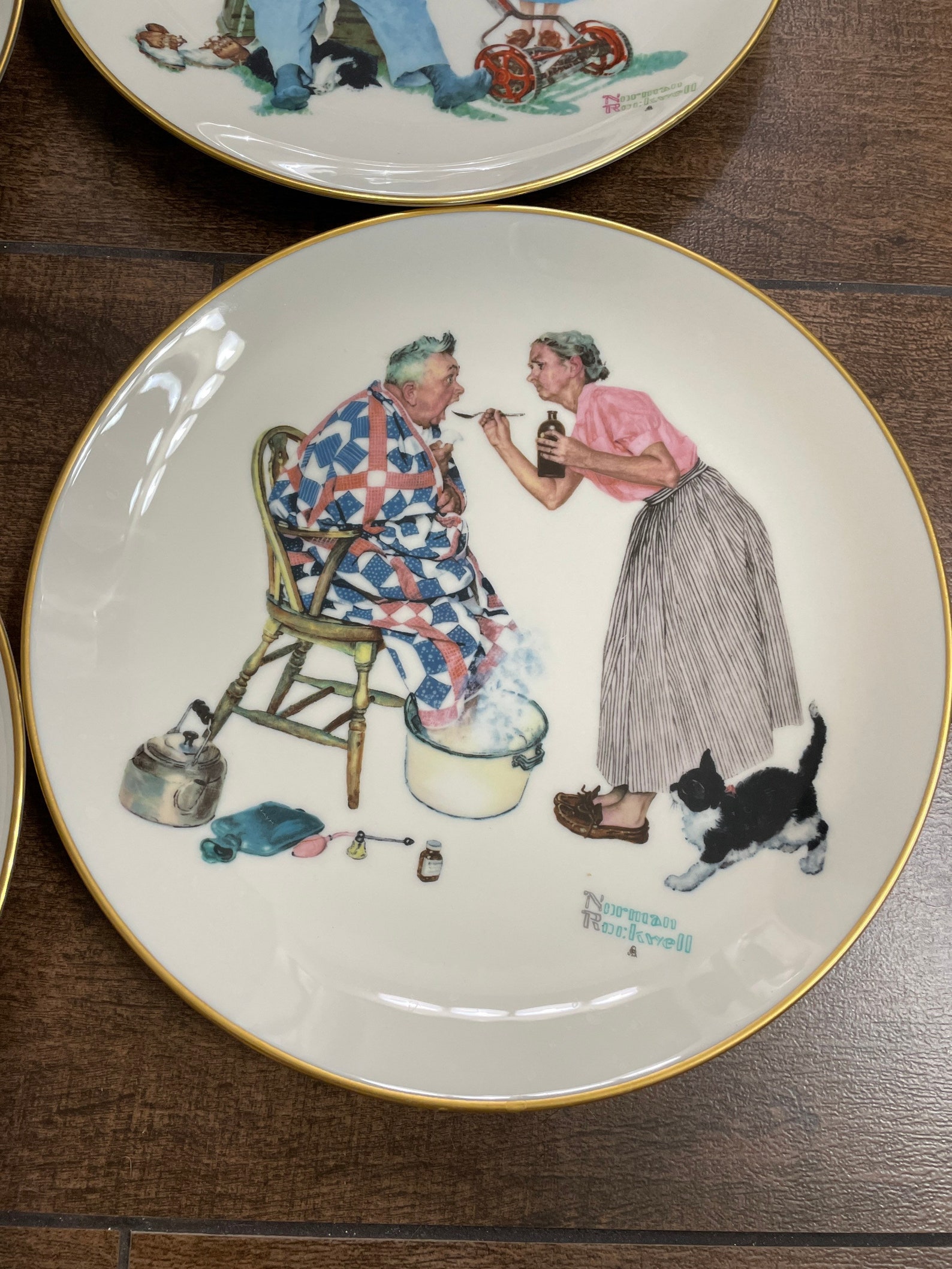 1978 Norman Rockwell Four Seasons Series From 1957 Fall or Winter ...