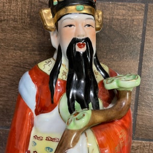 Beautiful Vintage Chinese Figurine Emperor Kings Porcelain Figurine 11 ...