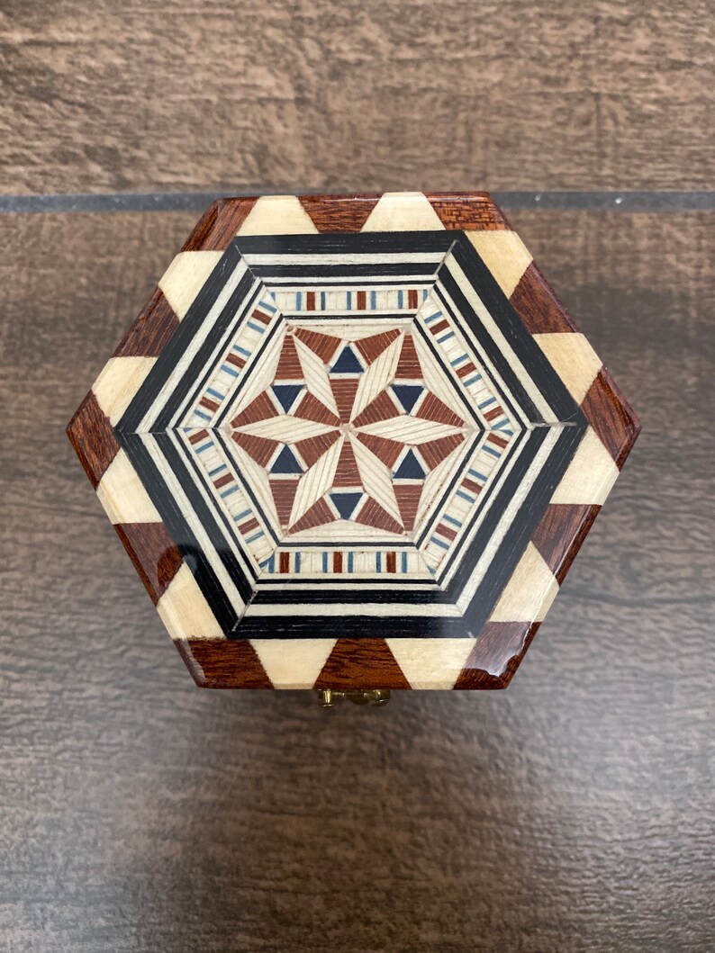 Wooden Jewelry Box Made in Turkey Hand Carved - Etsy