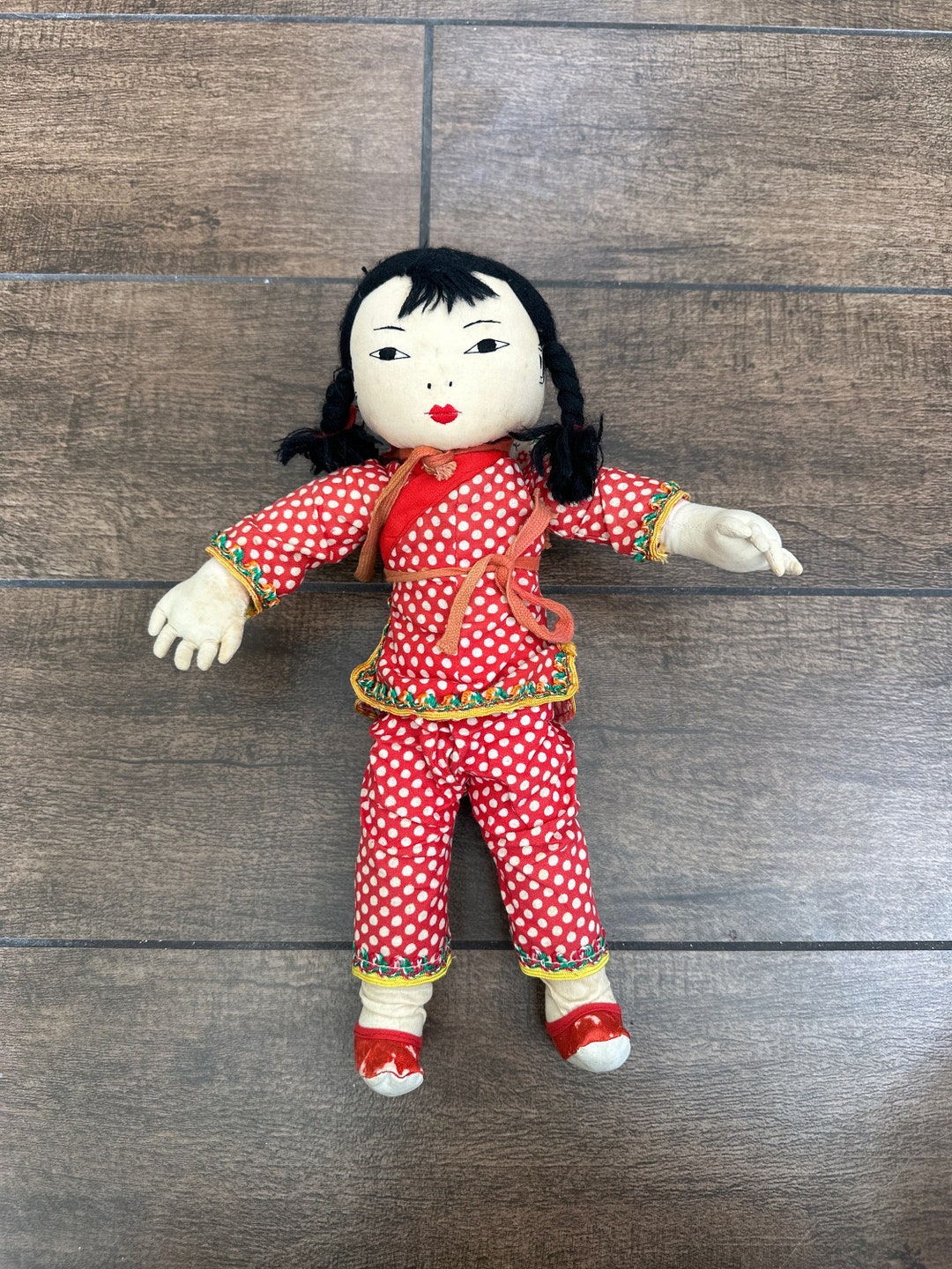 Vintage Rare Ada Lum Sister Folk Art Doll didi & Baby China - Etsy