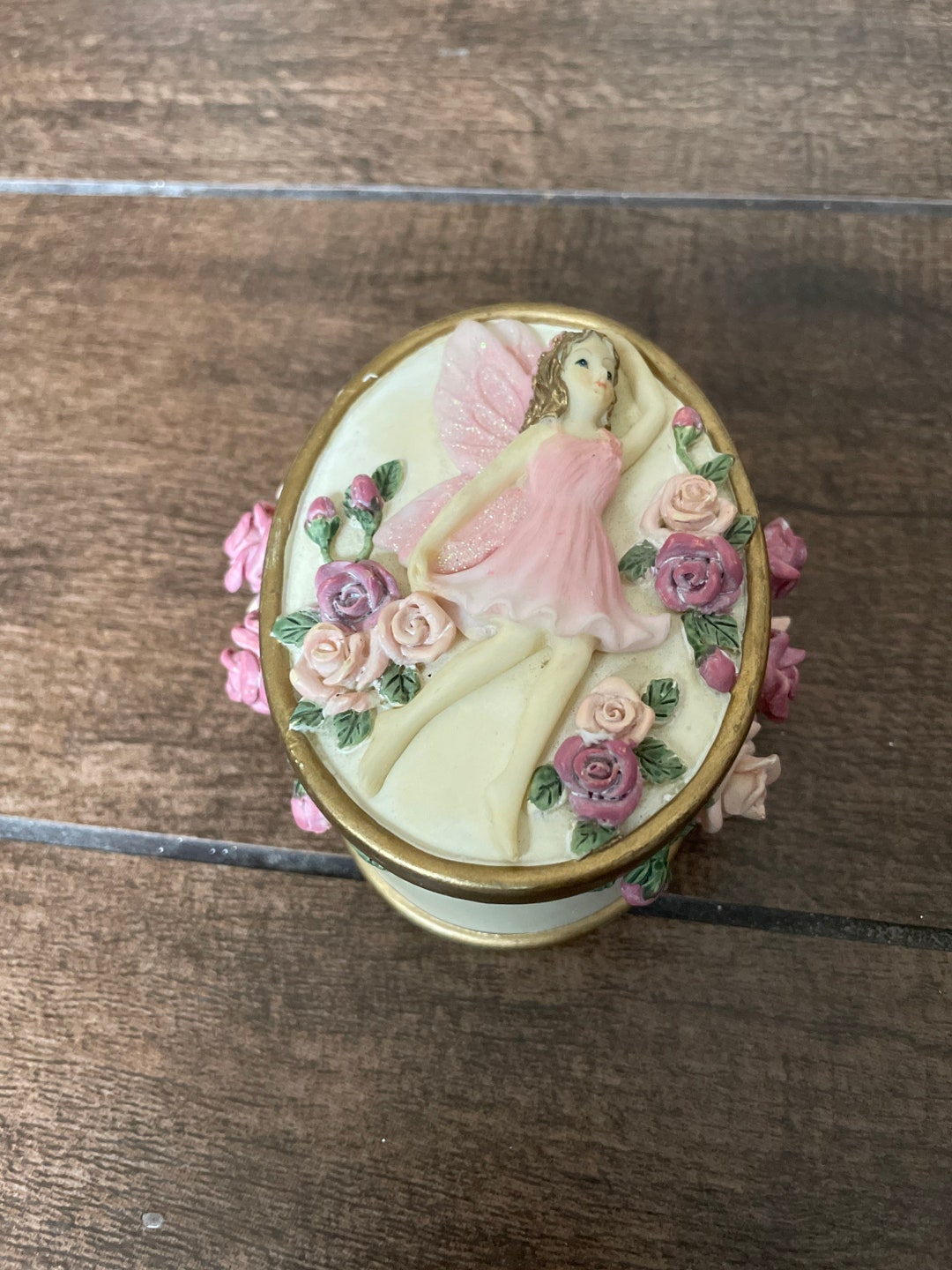 Vintage Beautiful Fairy Jewelry Box - Etsy