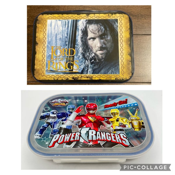 Power Rangers Lunch Box - Etsy