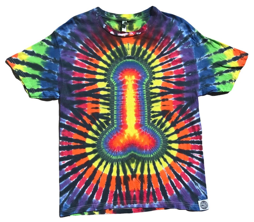 Rainbow Penis Envy Tie Dye Shirt - Etsy