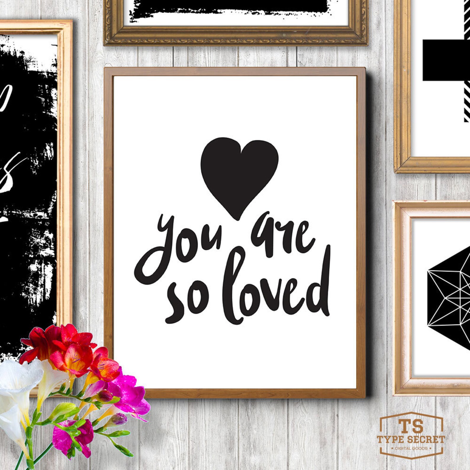 4x6 Print Printable Quotes You Are so Loved Printable 4x6 | Etsy