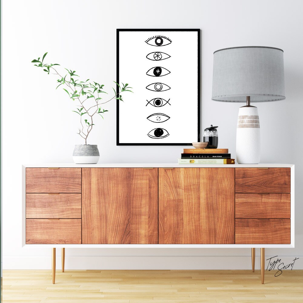 Minimalist Eyes Art Print Combo 7 Eye Set Queer Eye Digital - Etsy