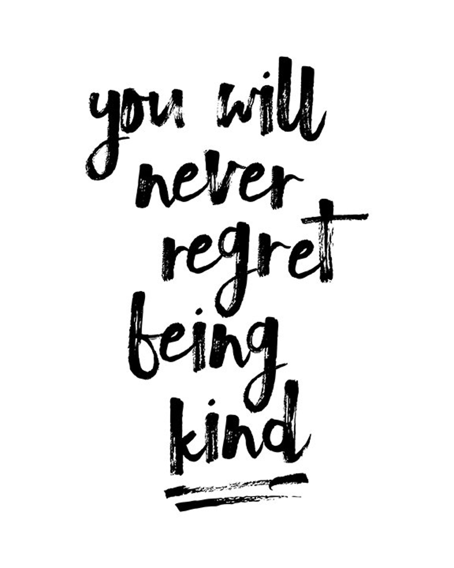 Kind Classroom Print Kind Words Printable Nursery Black - Etsy