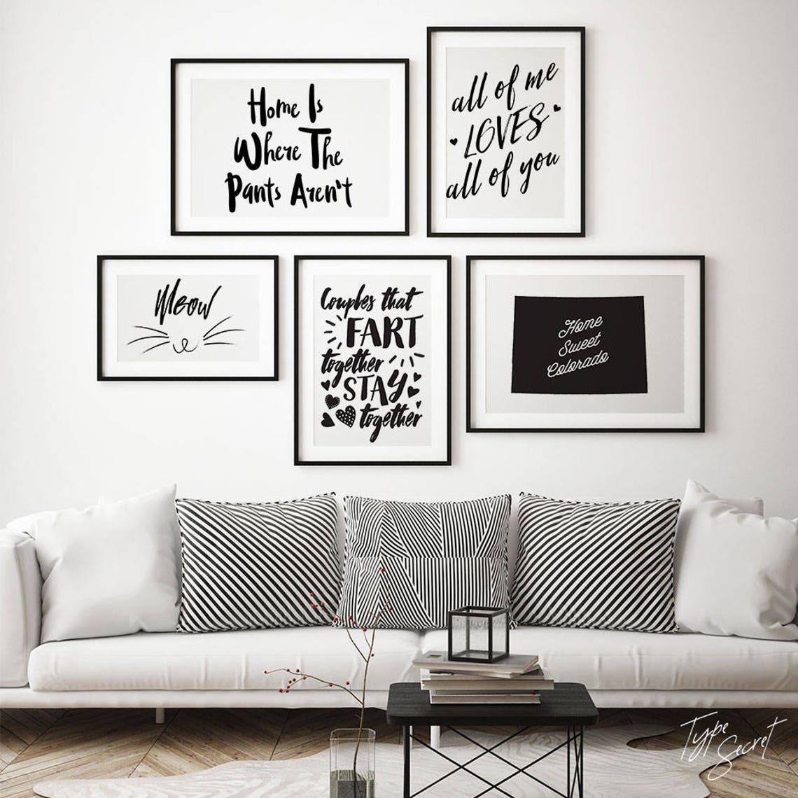 Digital Print MEOW Print Meow Typography Cats MEOW Art Cat Art - Etsy